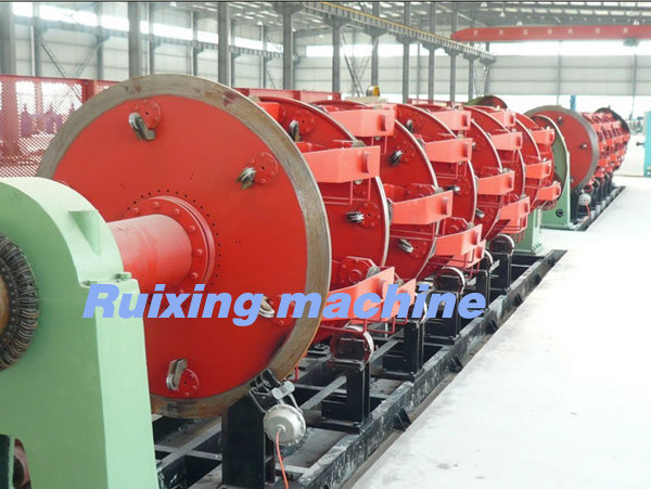 Back-twist Steel-armoring Cu-screening cage type stranding machine